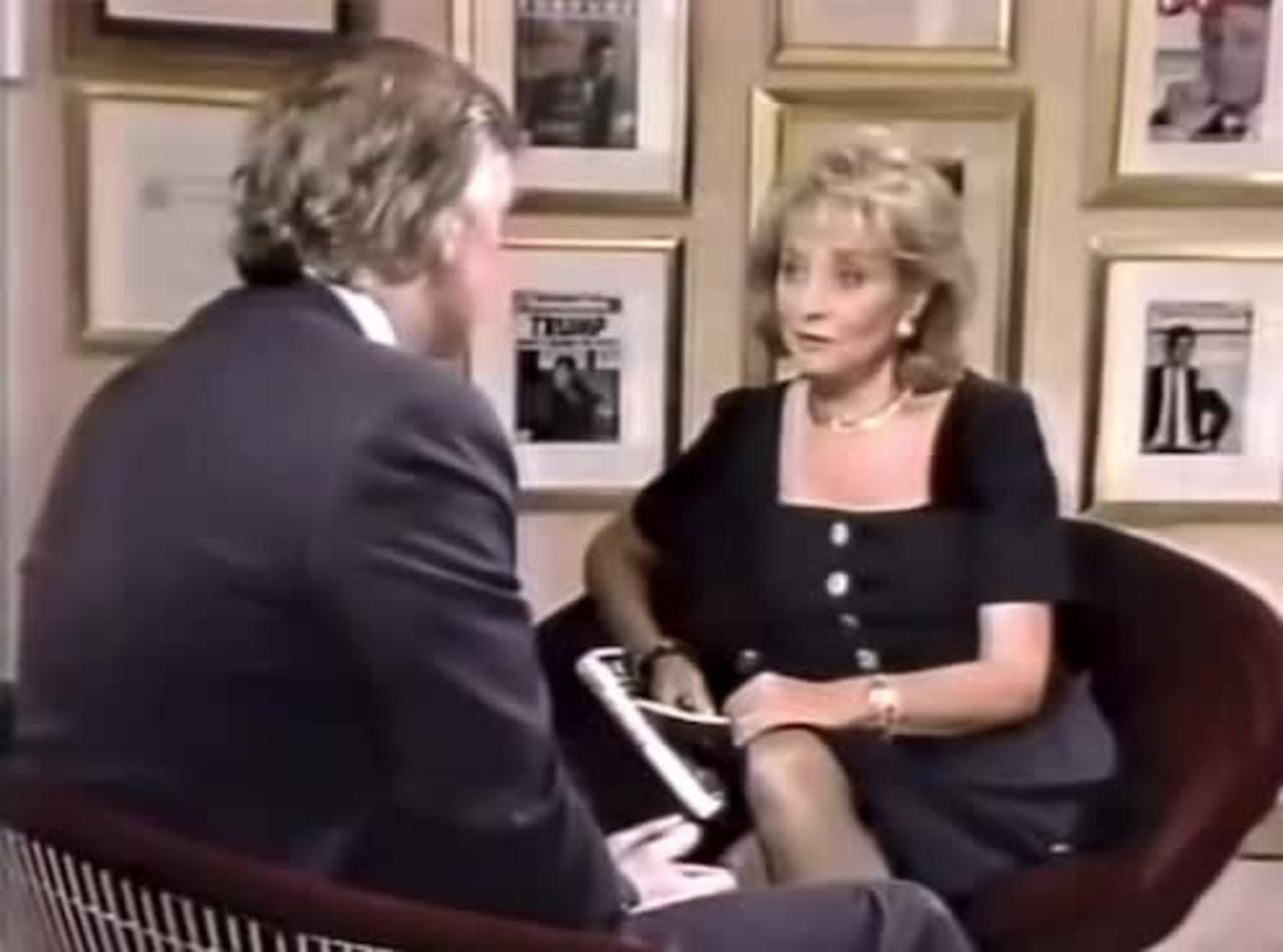 Barbara Walters, interviewed Donald Trump in - One News Page VIDEO