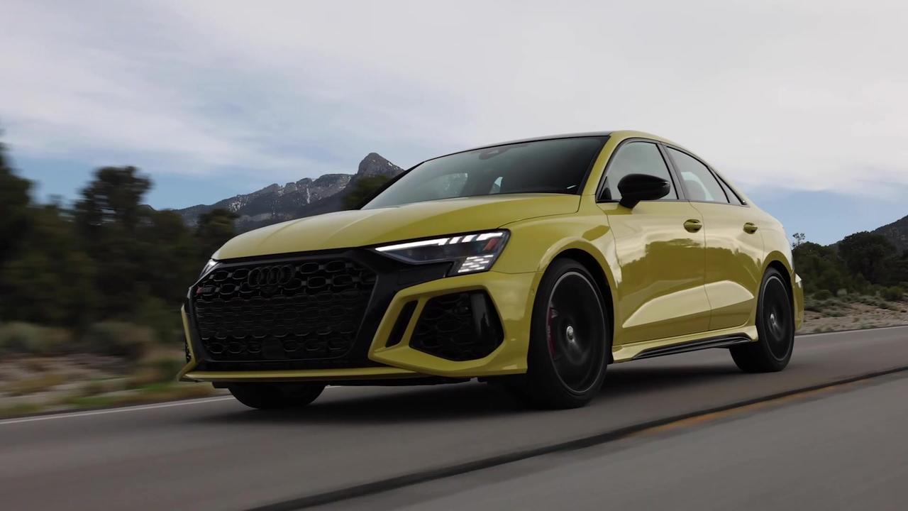 2022 Audi RS 3 in Python Yellow Drivng Video - One News Page VIDEO