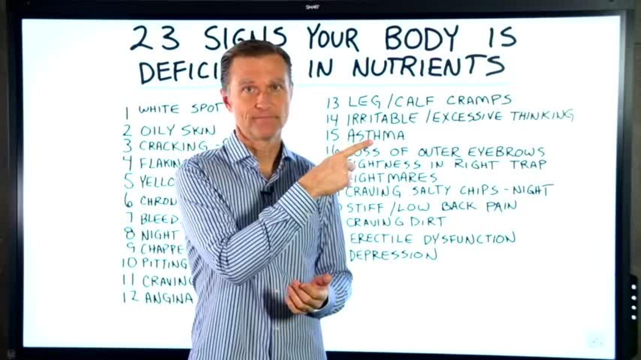 23 Signs Your Body Is Deficient in Nutrients - One News Page VIDEO