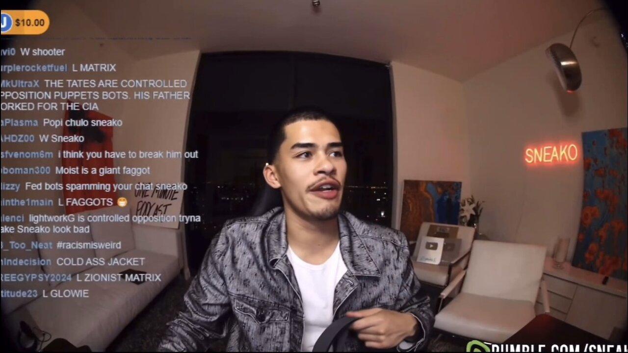 SNEAKO Gets Update From Andrew Tate Lawyer & - One News Page VIDEO