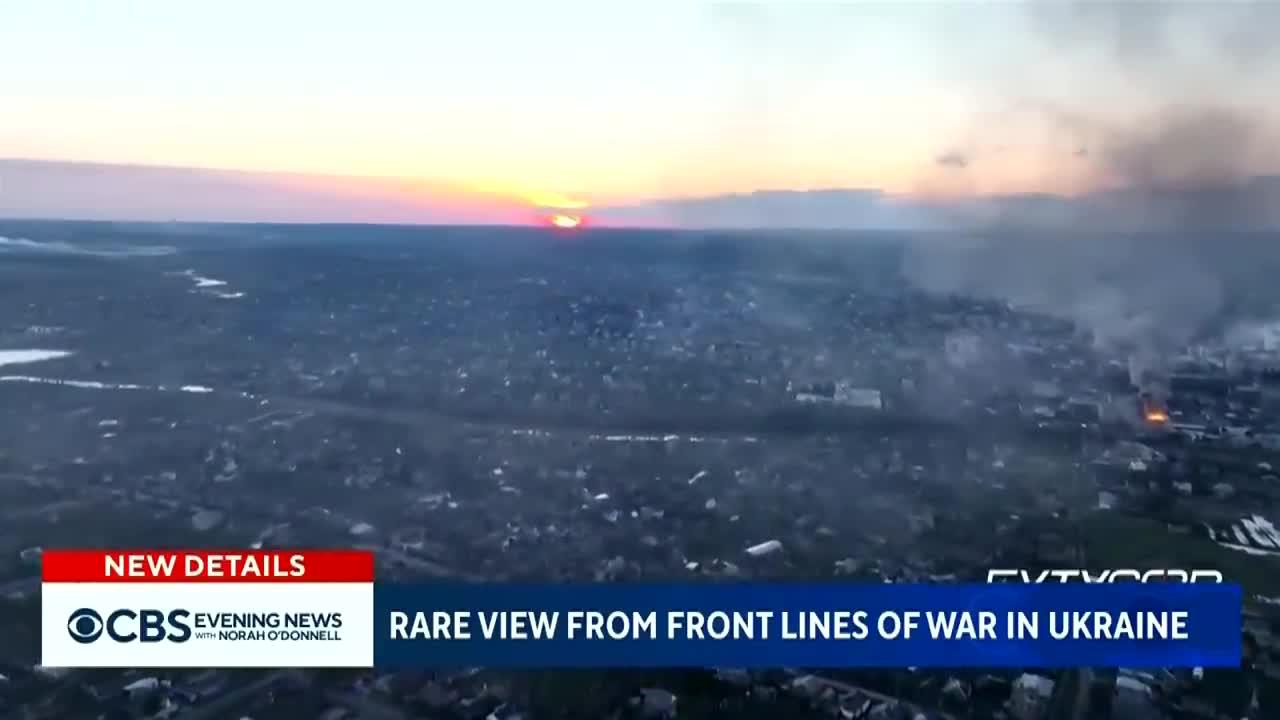 Rare view from front lines of war-torn Ukrainian - One News Page VIDEO