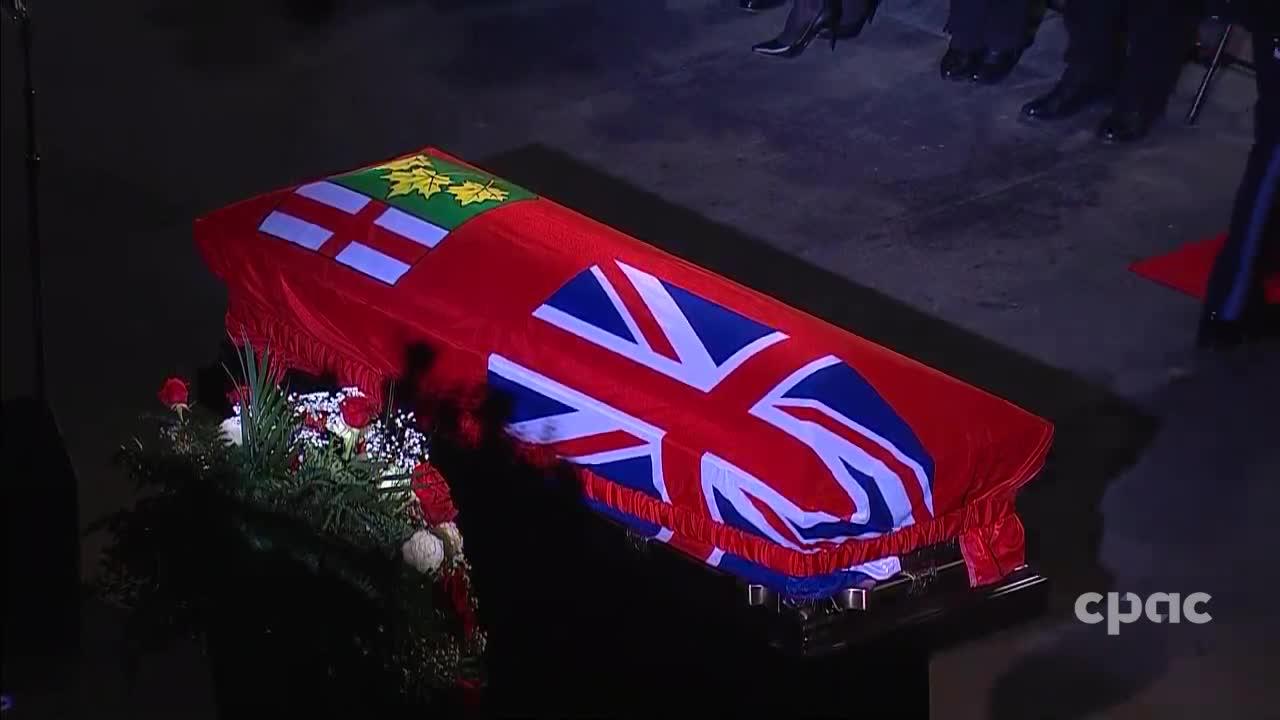 Canada: Funeral procession and service for OPP - One News Page VIDEO
