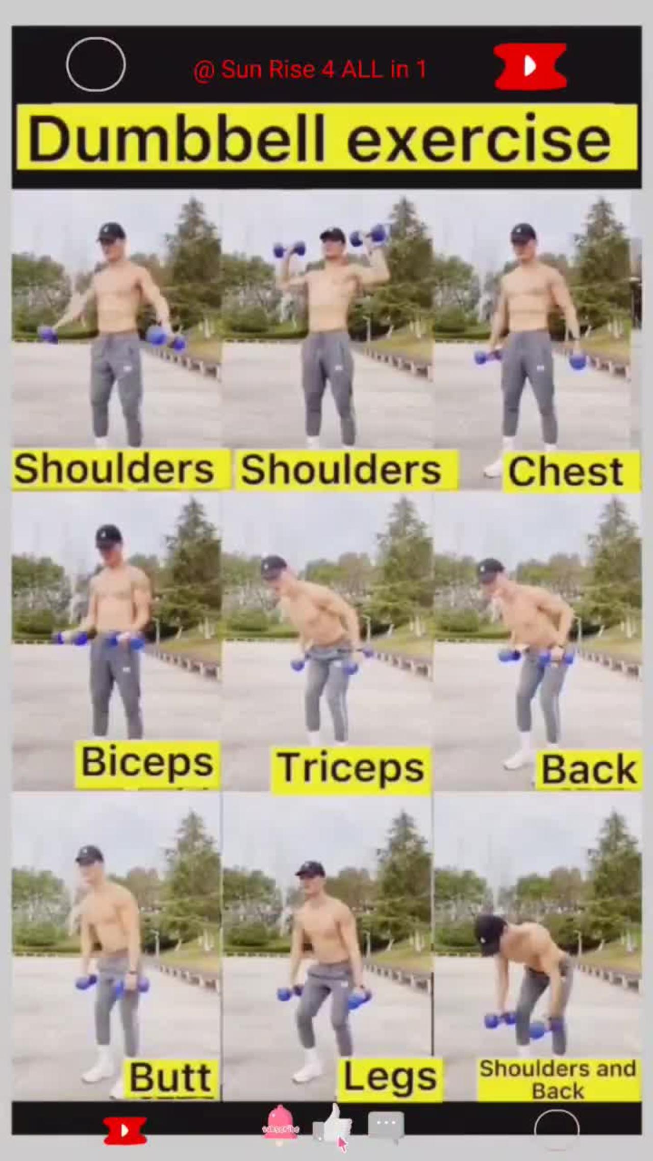 How to Use Dumbbell for exercise | Gym - One News Page VIDEO