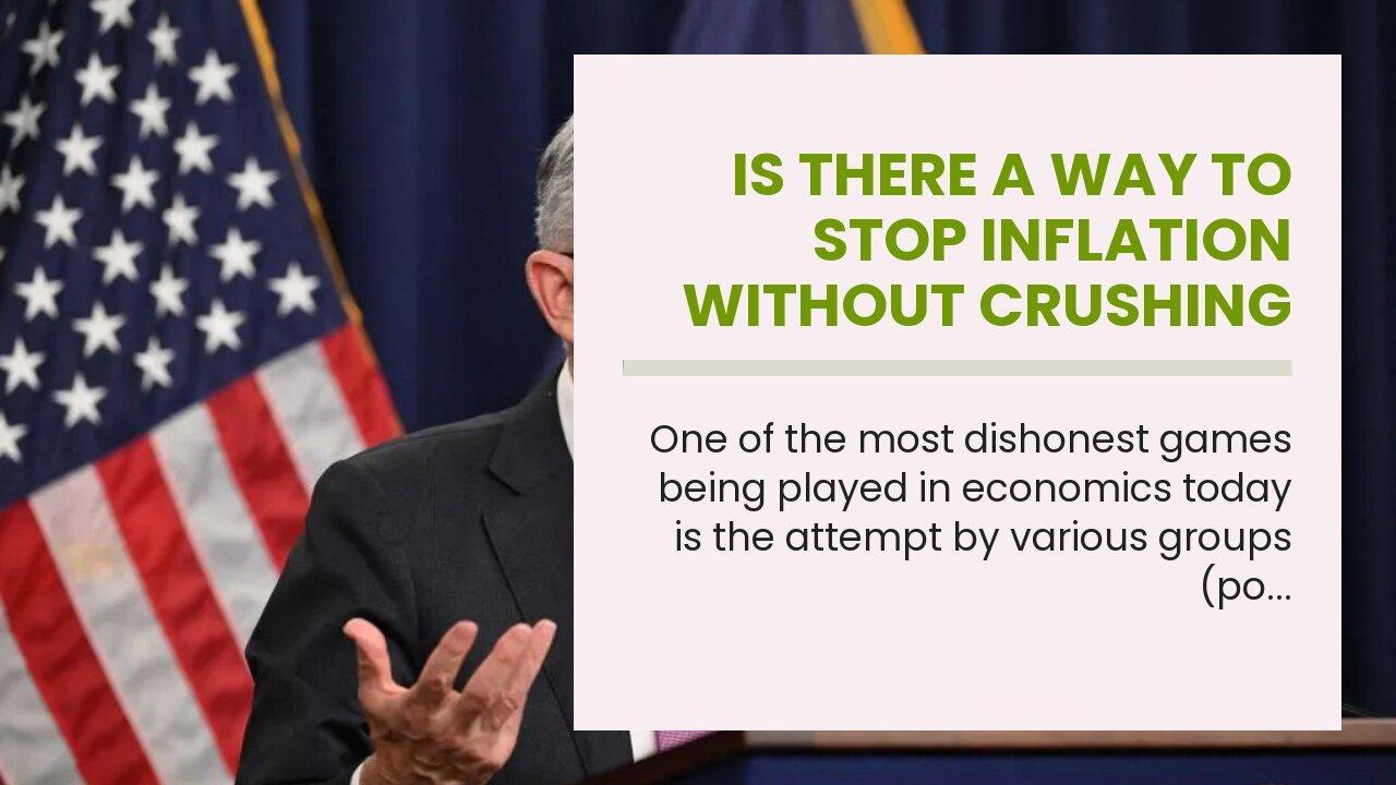 Is There A Way To Stop Inflation Without - One News Page VIDEO