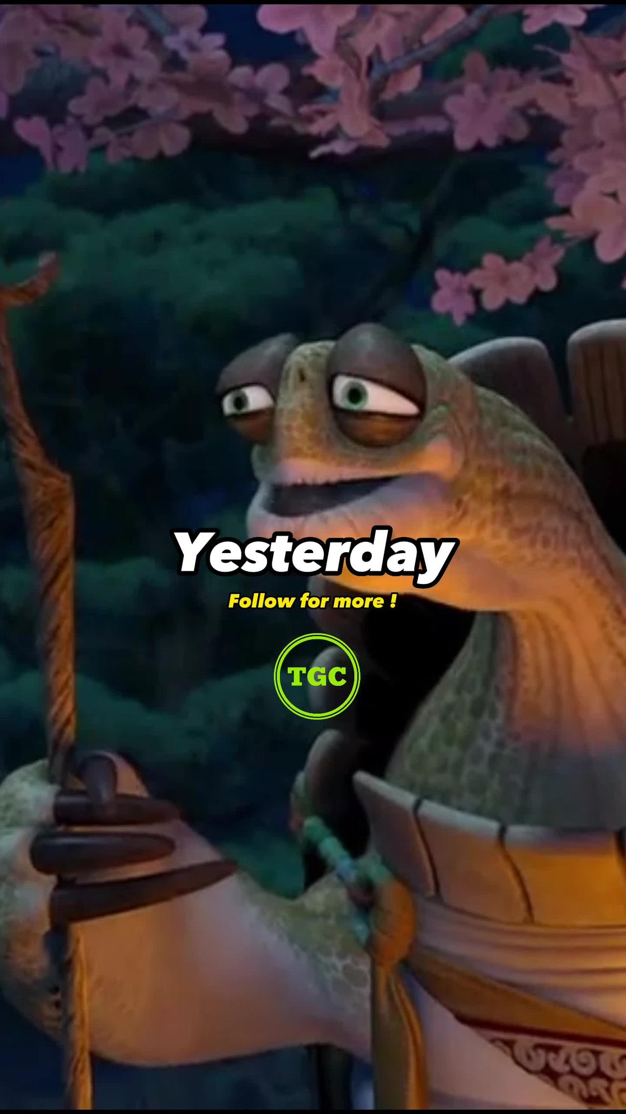 💪Master Oogway is always right ! - One News Page VIDEO