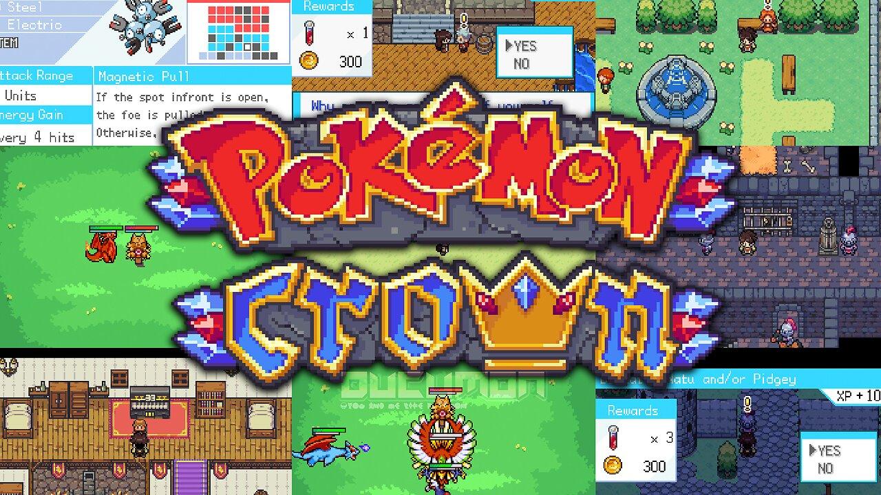 Pokemon Crown - Great GBA Hack ROM with new - One News Page VIDEO