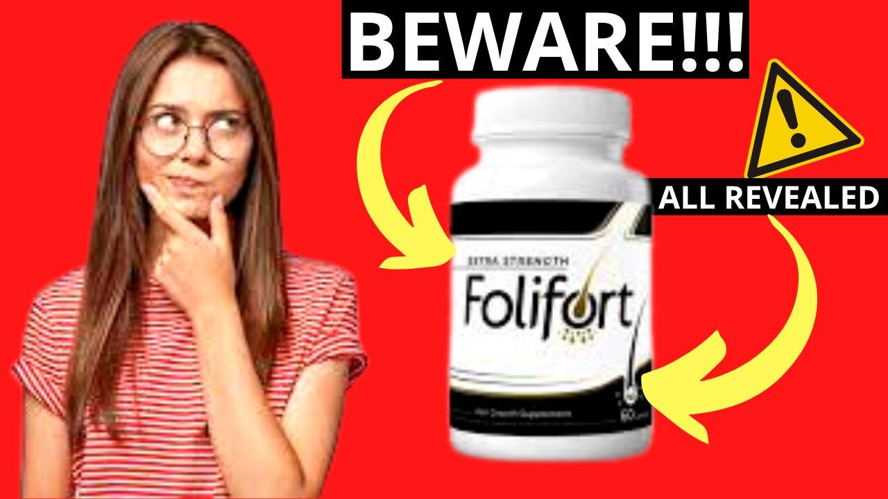 What is Folifort? Folifort Does it Work? - One News Page VIDEO