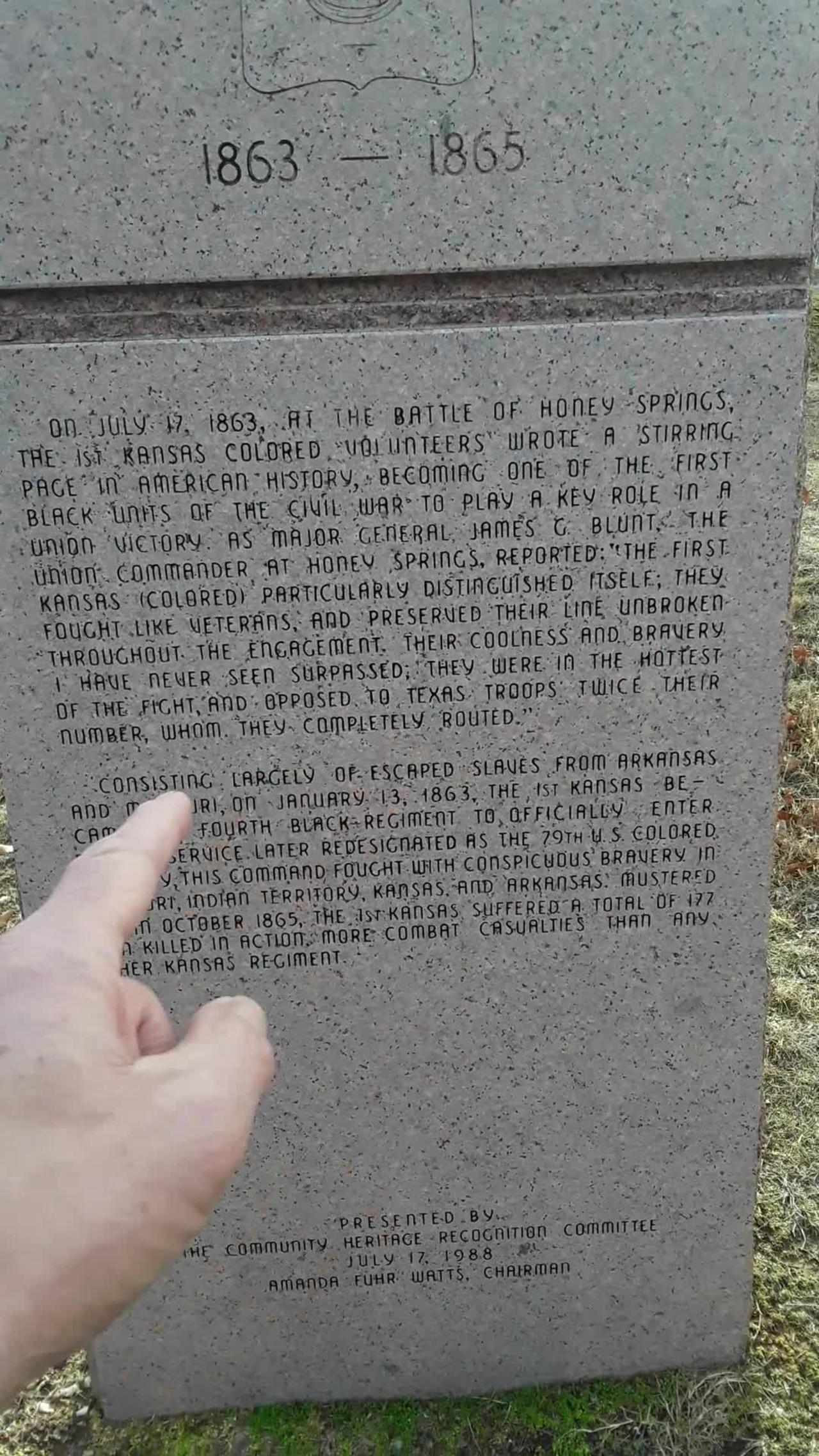 Battle of Honey Springs July 17th, 1863 - One News Page VIDEO