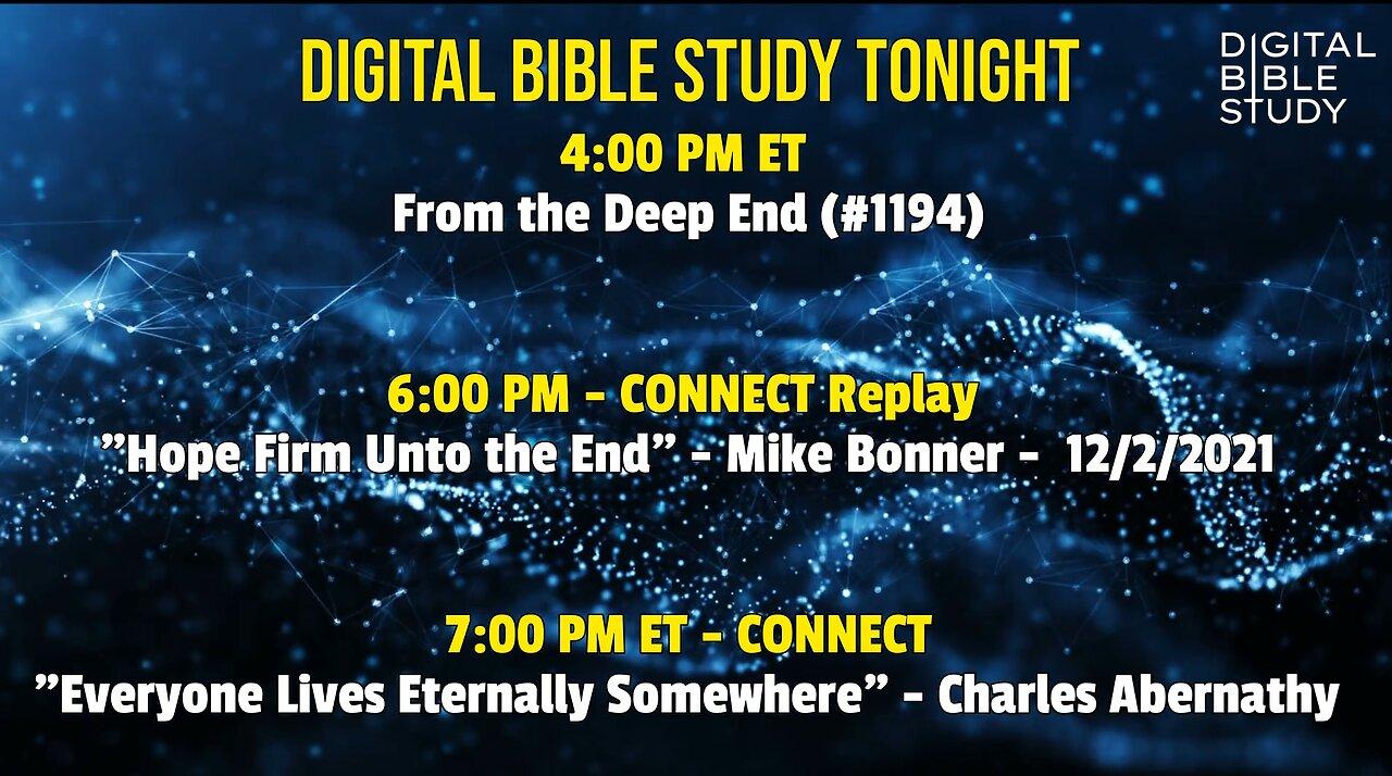 Digital Bible Study Tonight - 1/9/2023 - One News Page VIDEO