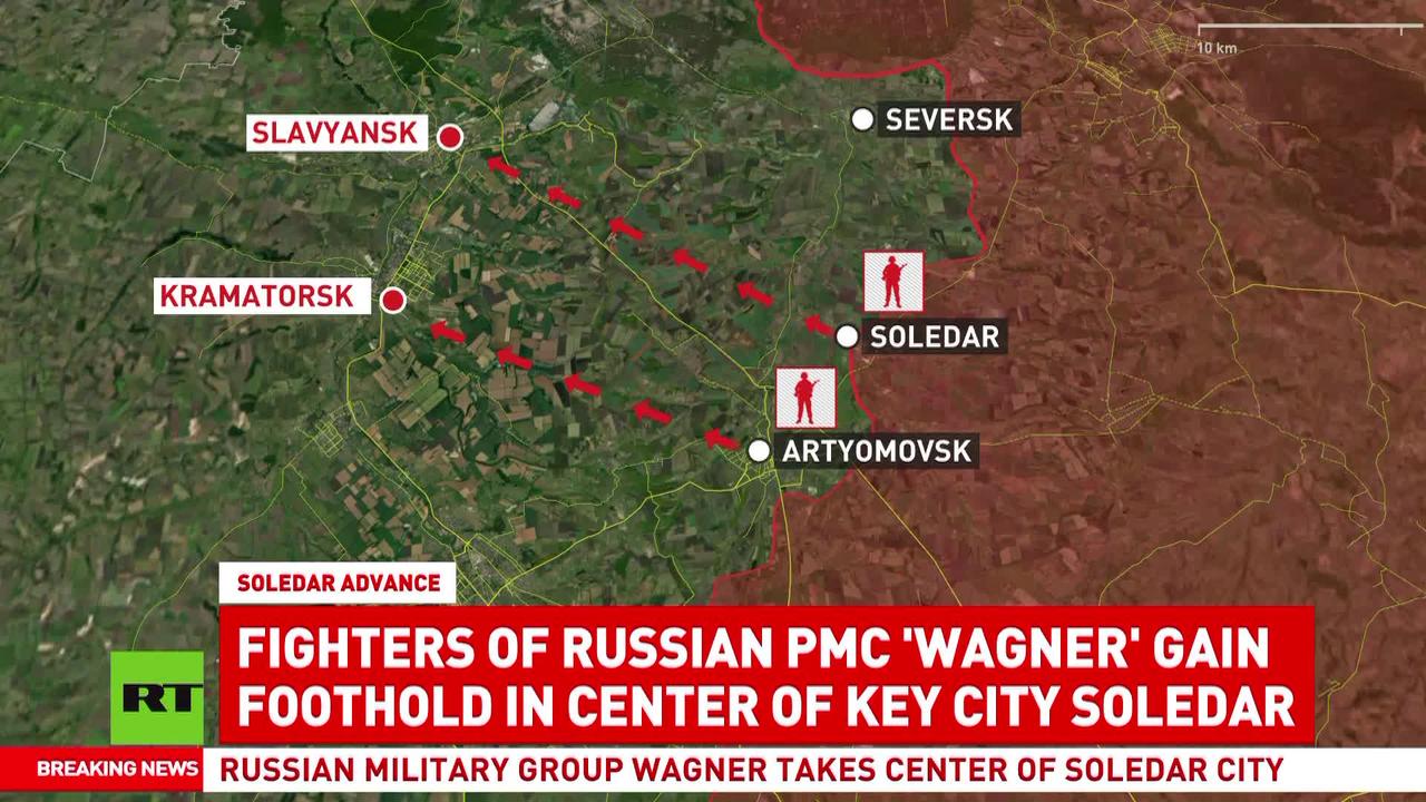 Wagner Group takes control of Soledar – - One News Page VIDEO