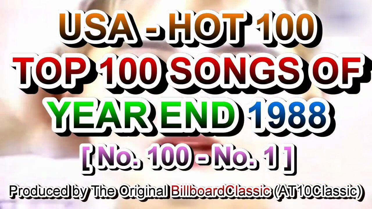 1988 - Billboard Hot 100 Year-End Top 100 - One News Page VIDEO