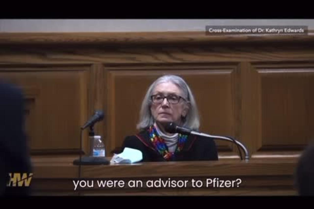 Paid Pfizer advisor & Data Safety Monitoring - One News Page VIDEO