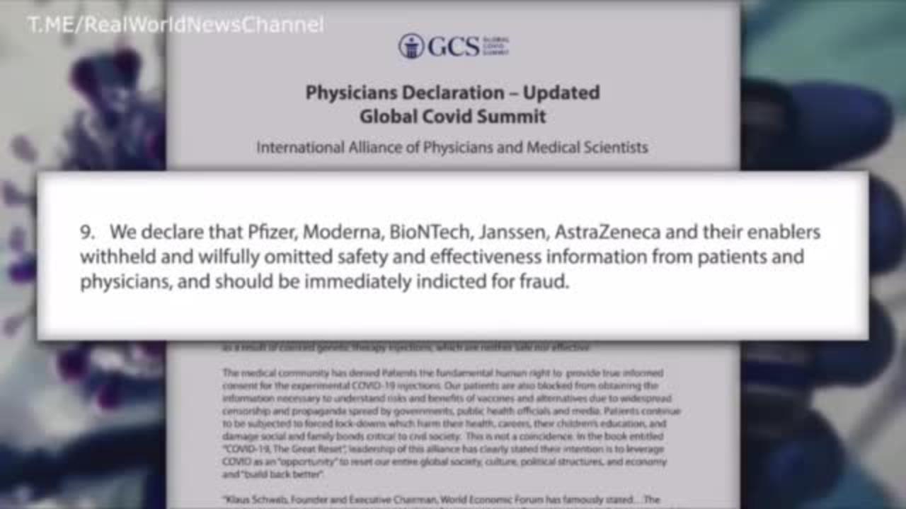 Dr Michael Yeadon Ex Scientist Pfizer Bombshell - One News Page VIDEO