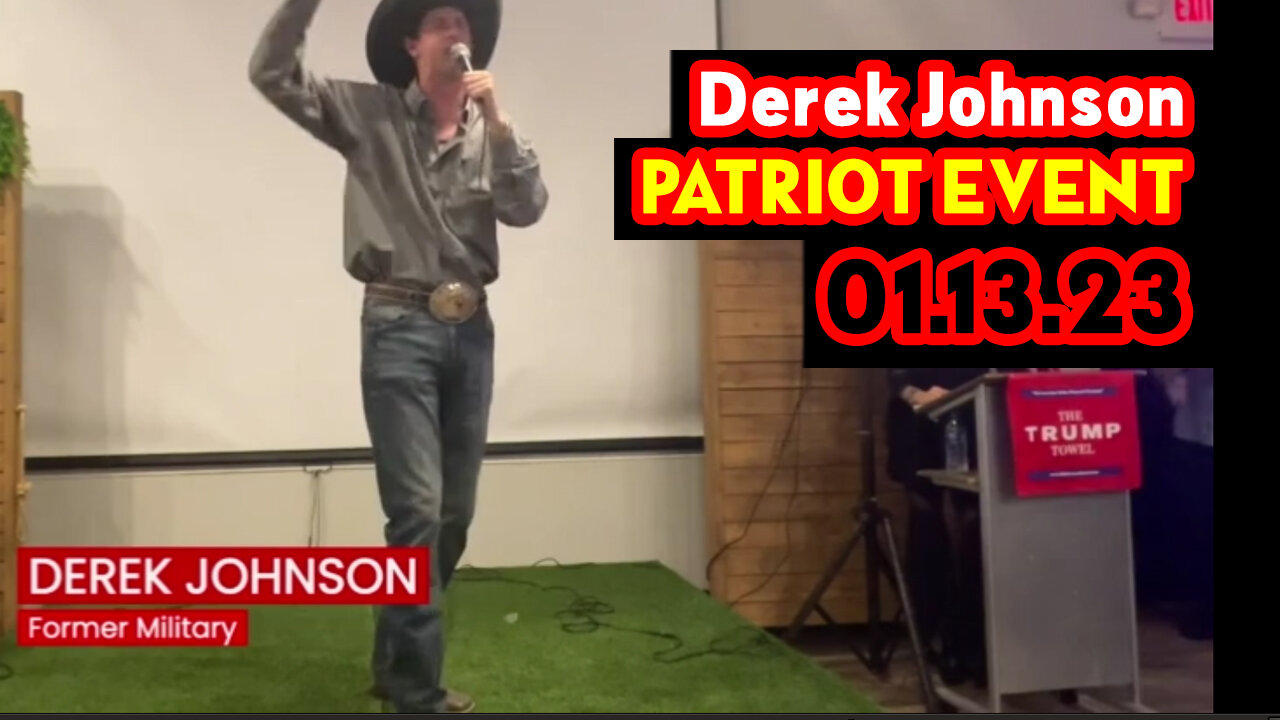 Derek Johnson & SGAnon PATRIOT EVENT January - One News Page VIDEO