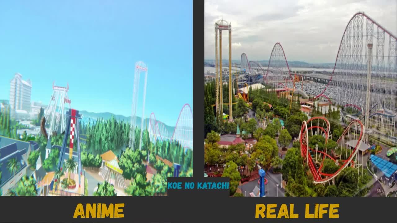 Anime vs Real Life Locations Comparison - One News Page VIDEO