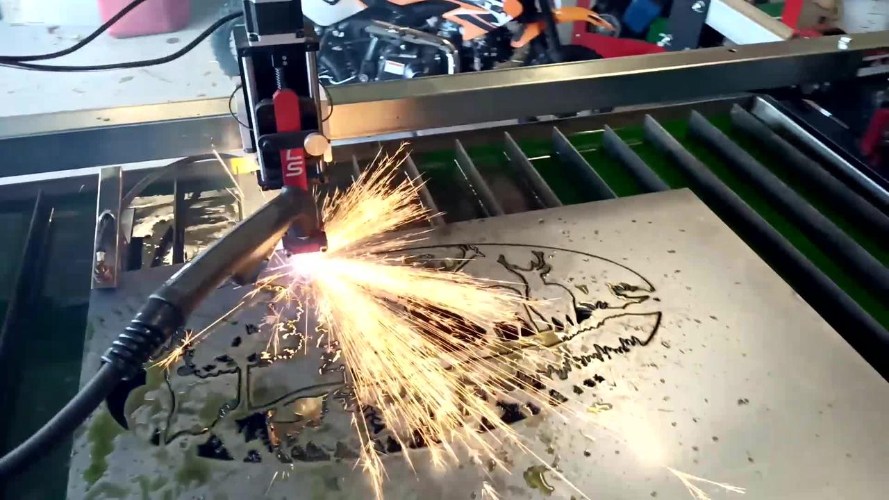 first sheet metal project cut with the plasma - One News Page VIDEO