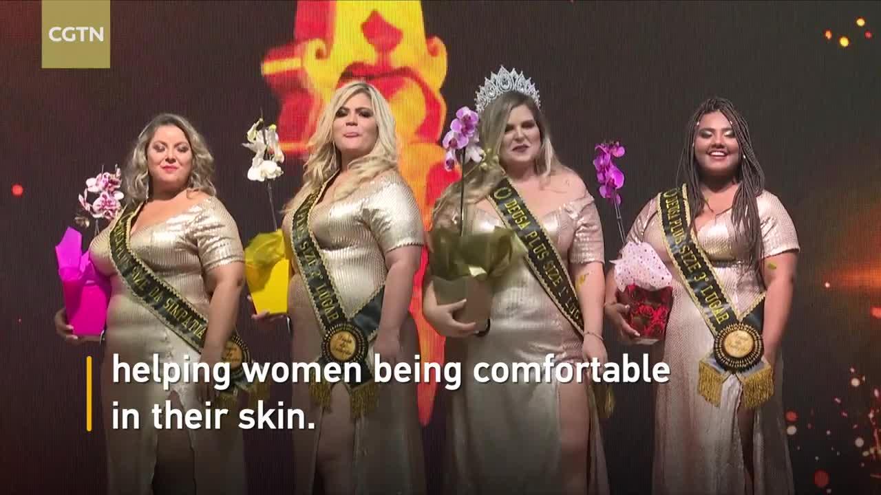 Plus sized model crowned beauty pageant in - One News Page VIDEO