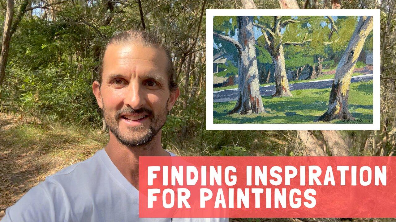 How to Find INSPIRATION for PAINTINGS in Your - One News Page VIDEO