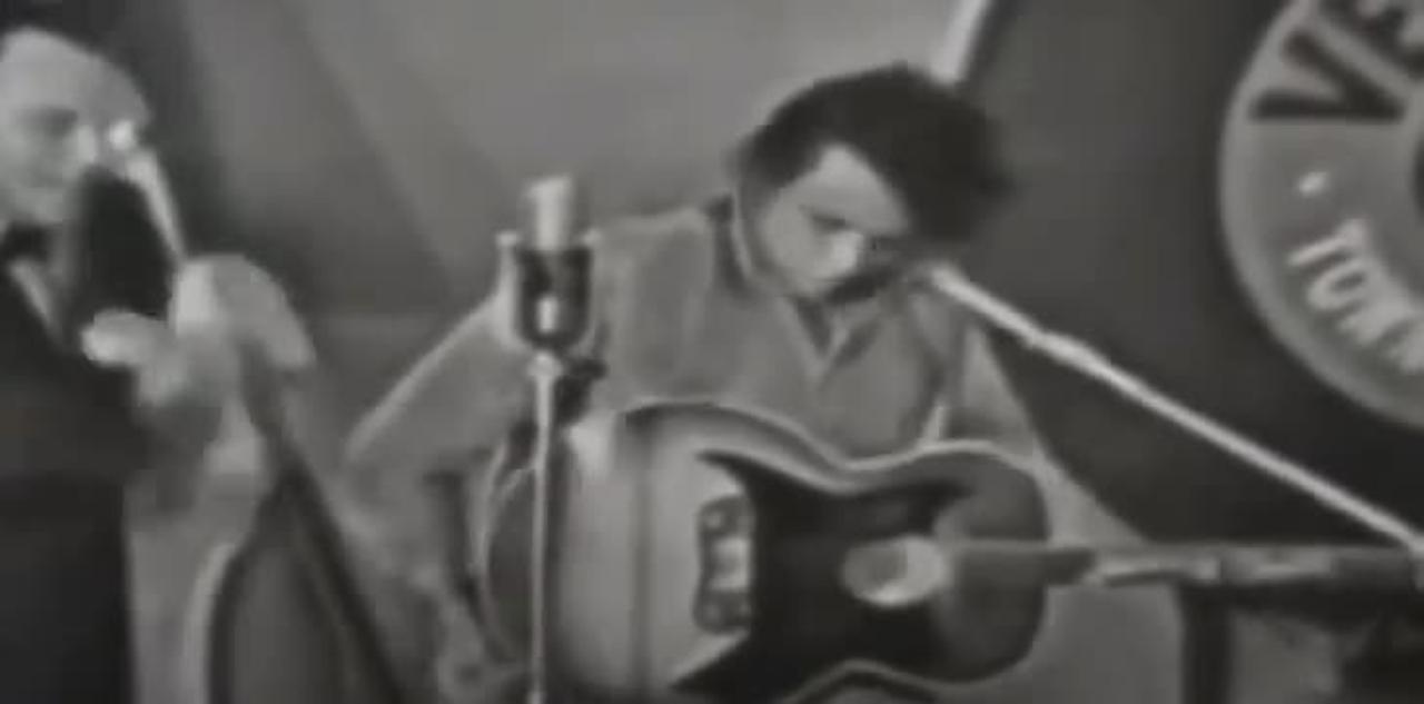 Johnny Cash impersonating Elvis Presley, 1959 - One News Page VIDEO