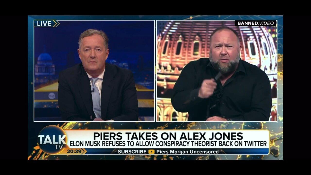 Piers Morgan Quickly Cuts to a Break when Alex - One News Page VIDEO