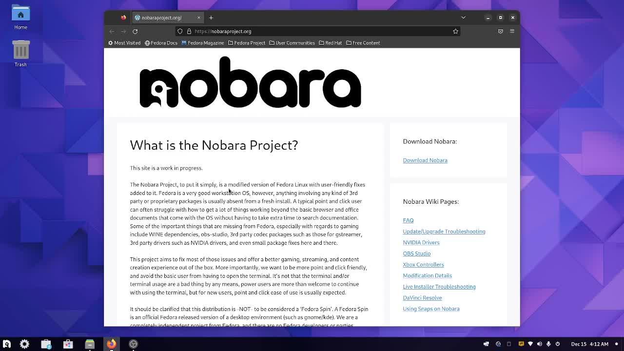 Review of Nobara Linux - One News Page VIDEO