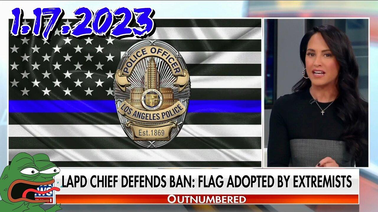 LAPD bans 'Thin Blue Line' flag, - One News Page VIDEO