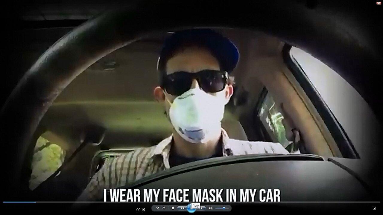 i wear my mask in the car - One News Page VIDEO