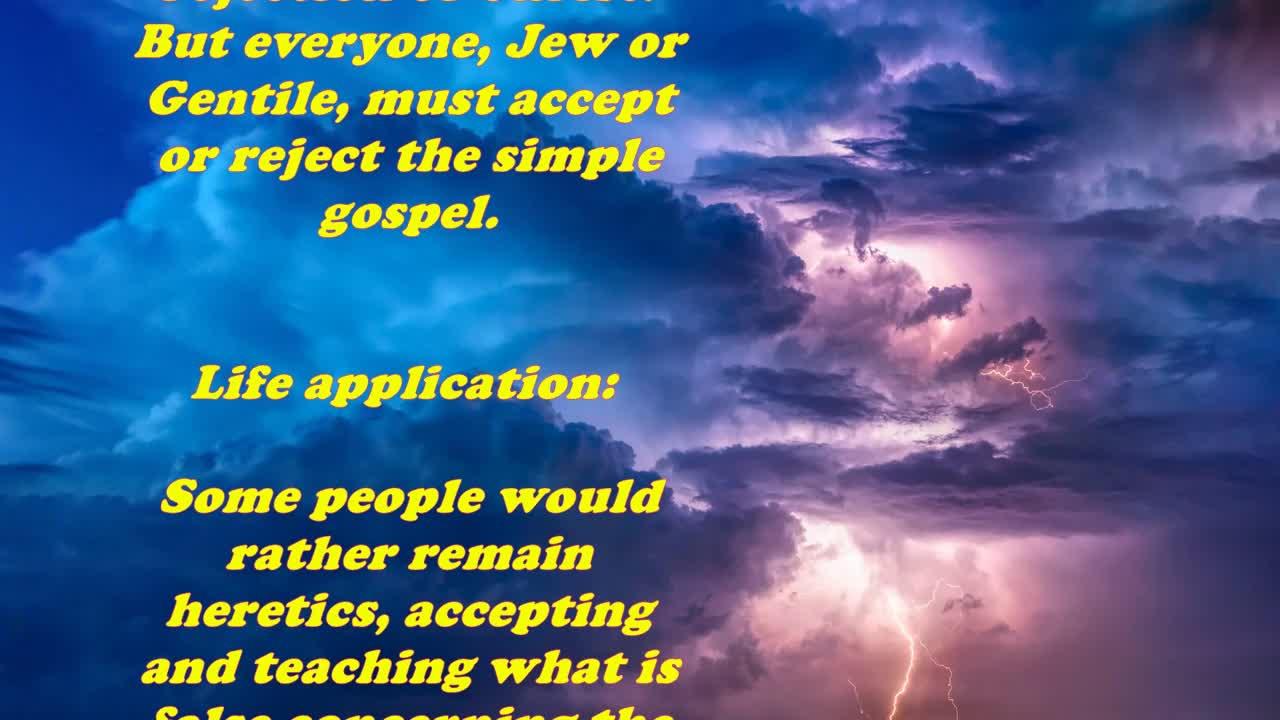 The Book of Acts 13:38 - Daily Bible Verse - One News Page VIDEO