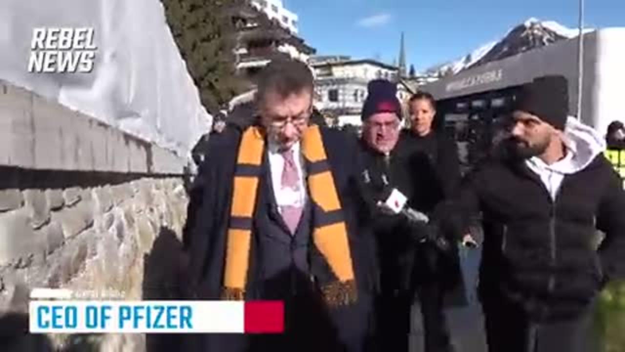 Pfizer CEO Refuses To Speak. - One News Page VIDEO