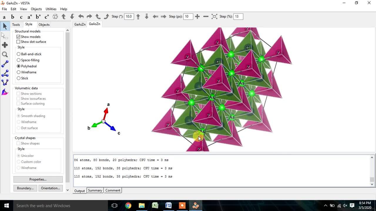 How to generate crystal structure of GaAs Zn - One News Page VIDEO