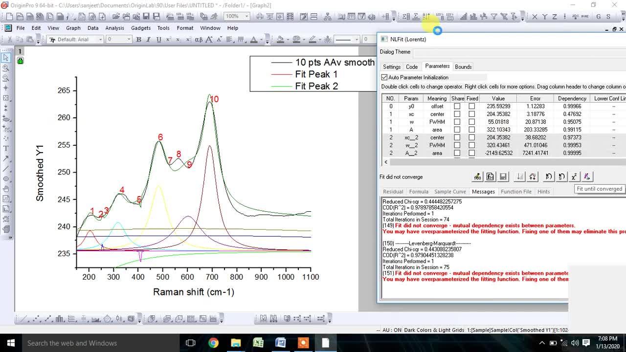How to fit Raman data using Gaussian and - One News Page VIDEO