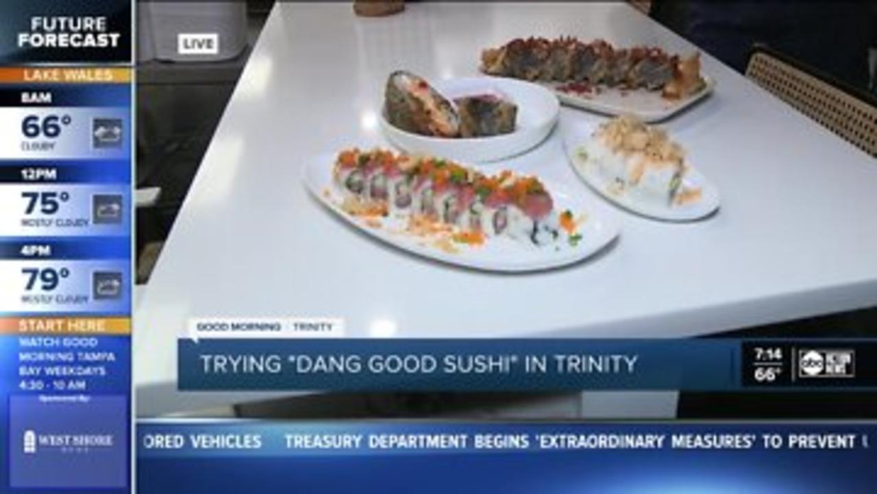 Sean Daly live at Dang Good Sushi in Trinity - One News Page VIDEO