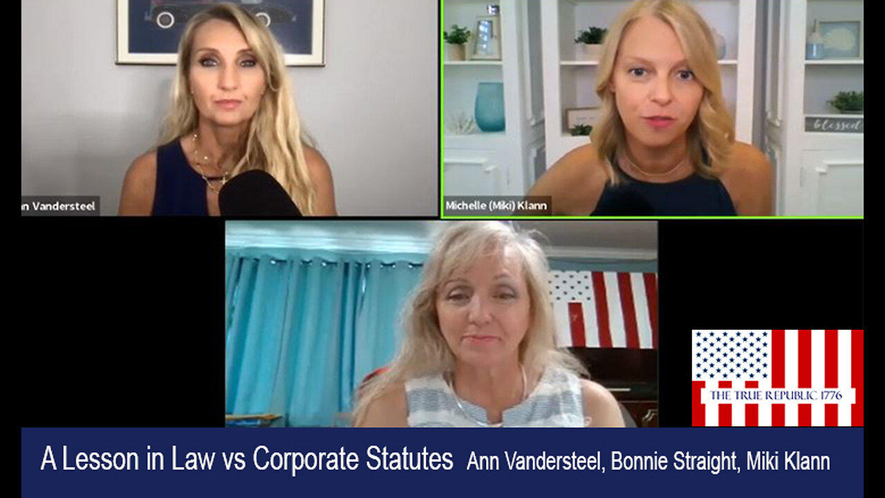 A Lesson in Law vs Corporate Statutes Ann - One News Page VIDEO
