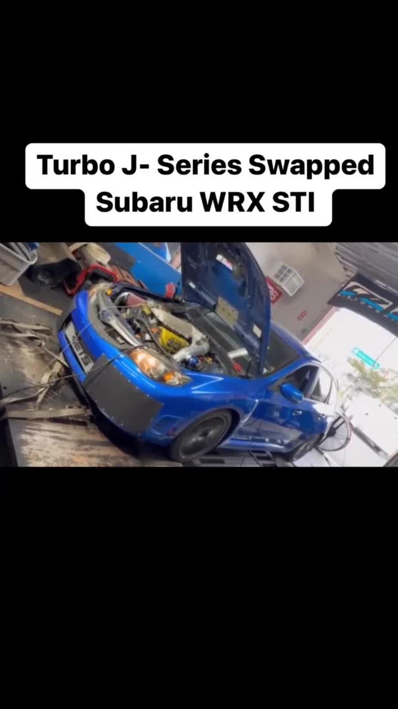 Turbo J-Series Swapped Subaru WRX STi - One News Page VIDEO