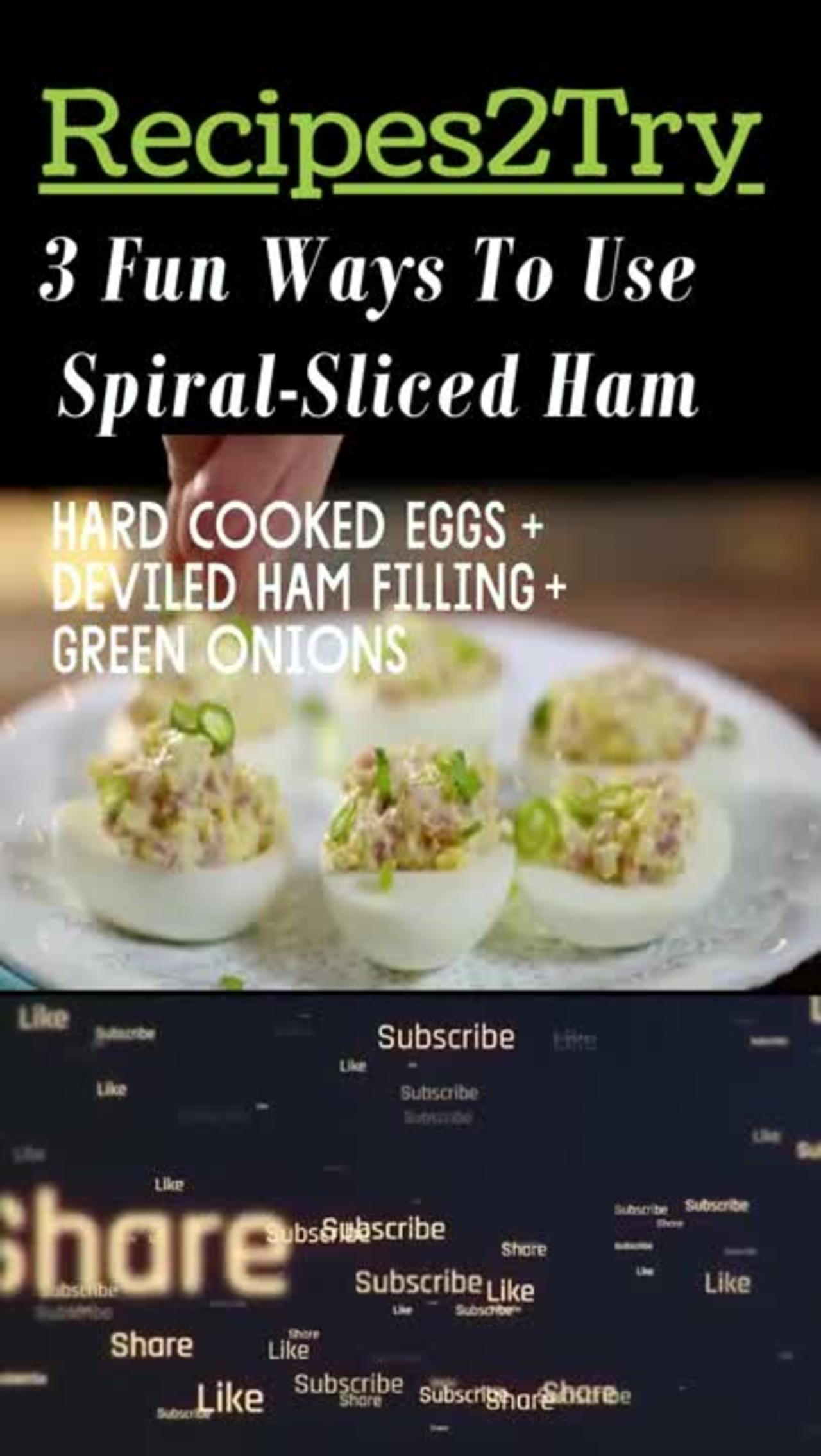 3 Fun Ways To Use Spiral Sliced Ham #Shorts - One News Page VIDEO