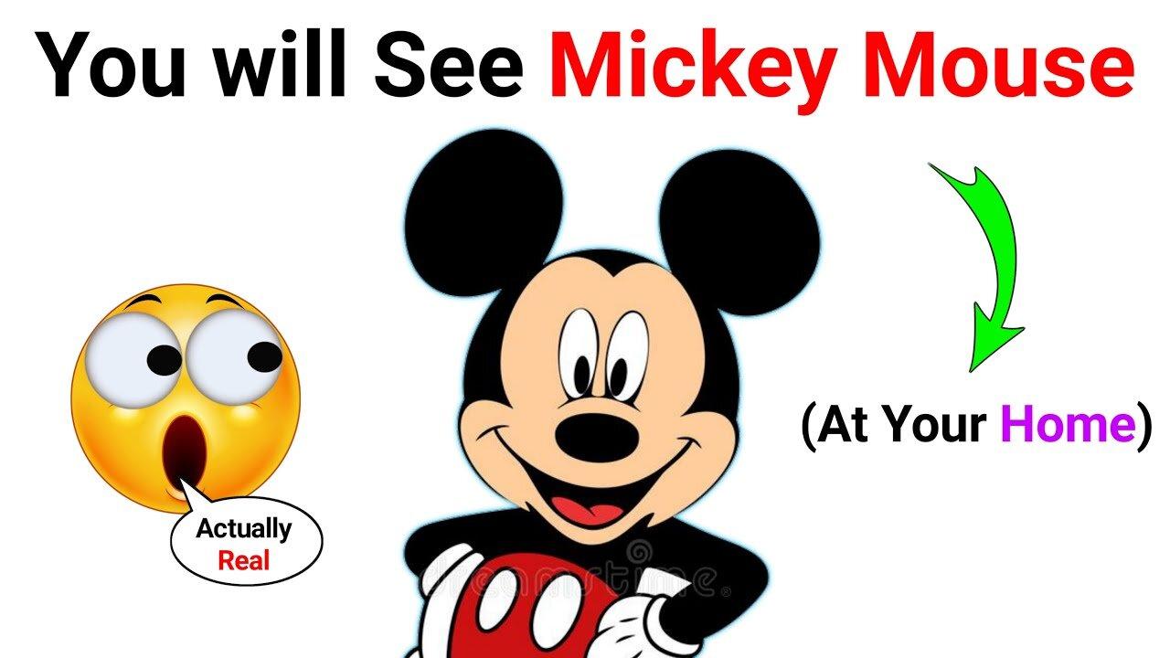 This Video will Make You See Mickey Mouse At - One News Page VIDEO