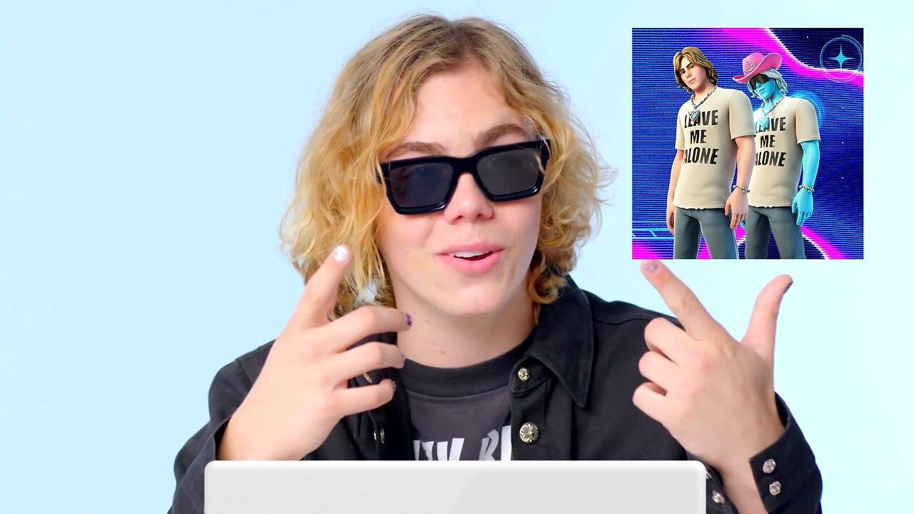 The Kid LAROI Reacts to his Fortnite Skin - One News Page VIDEO