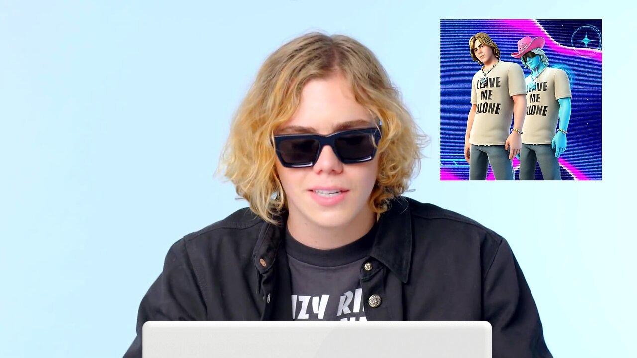 The Kid LAROI Reacts to his Fortnite Skin - One News Page VIDEO