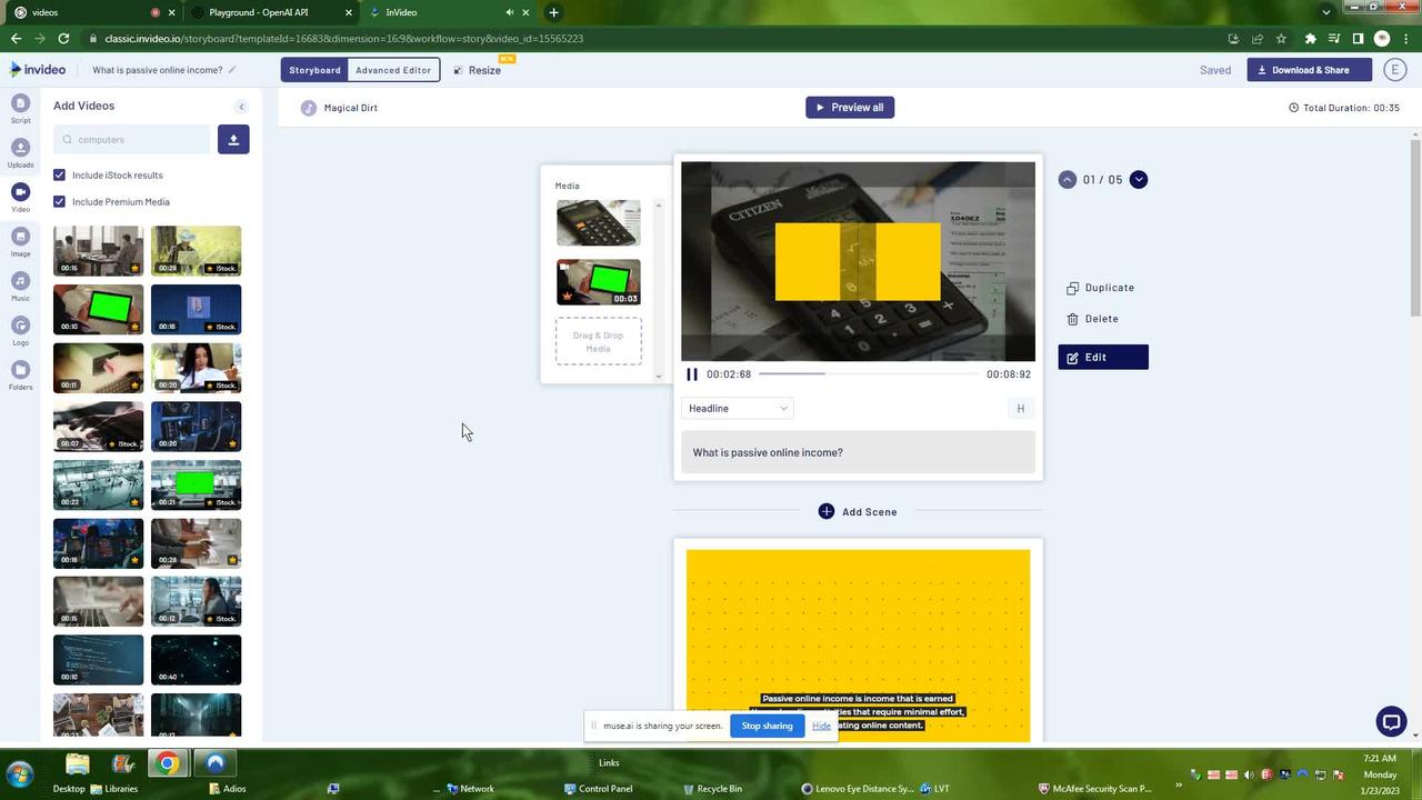 Using ChatGPT & Invideo's Text-to-video - One News Page VIDEO