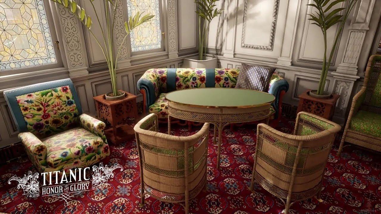 Virtual Tour of the Titanic | D Deck | Reception - One News Page VIDEO