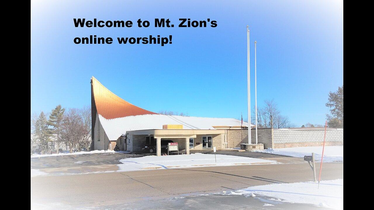 Mt. Zion Lutheran Church (WELS), Ripon, WI - One News Page VIDEO