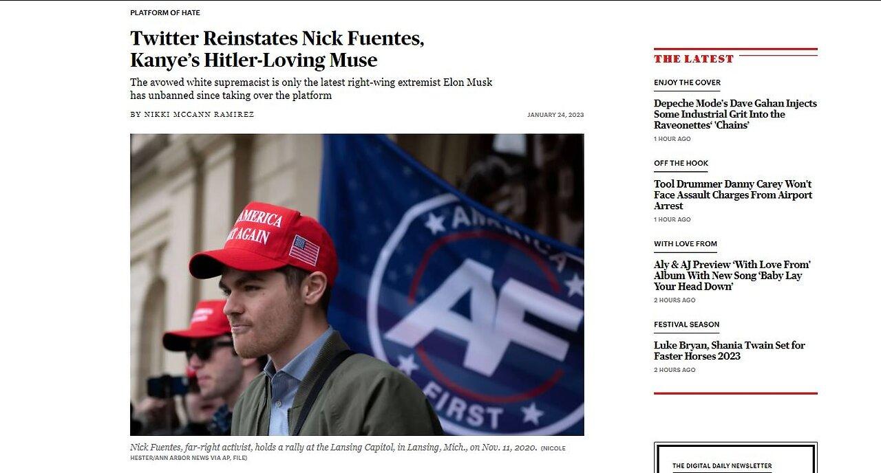 WBW #6 - Nick Fuentes Reinstated and then Banned - One News Page VIDEO