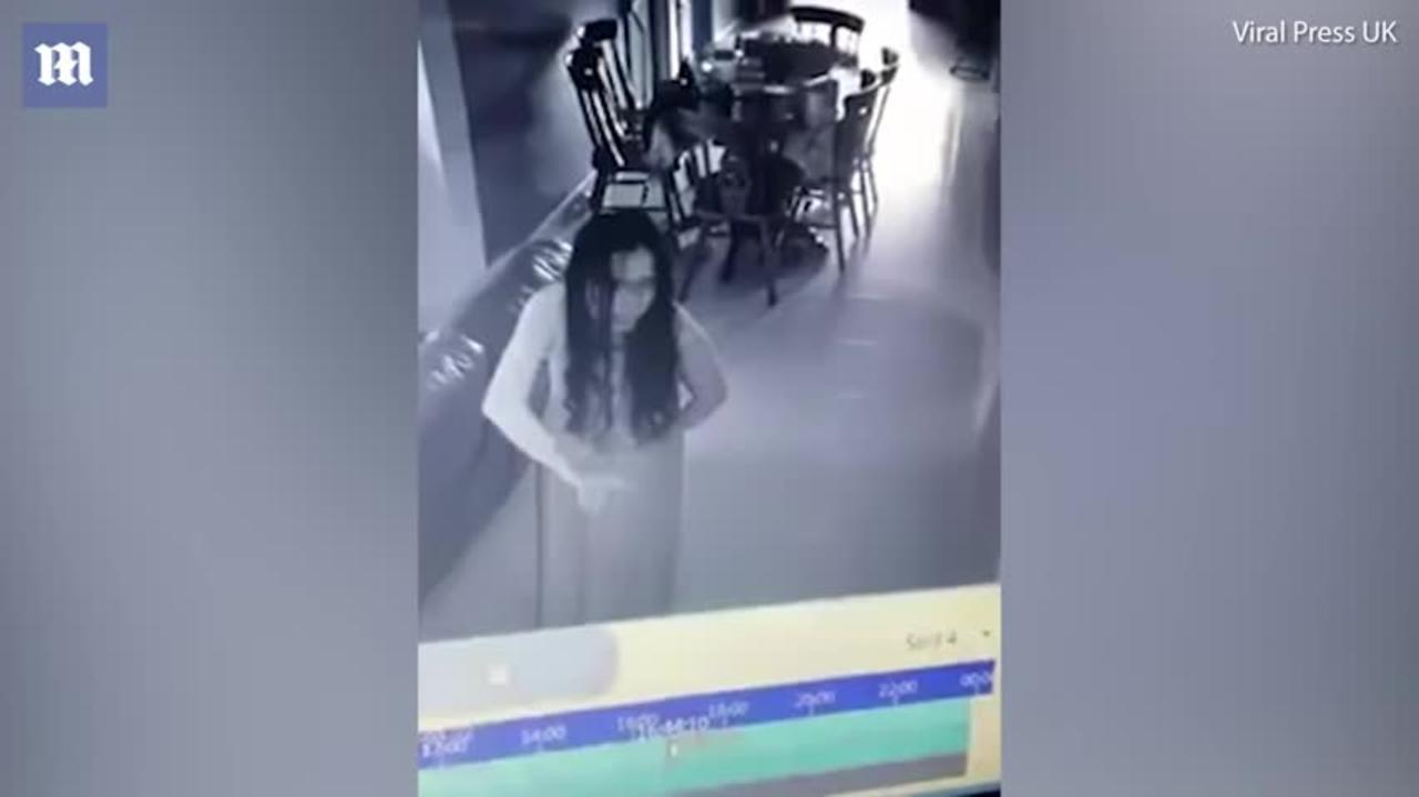 Maid Caught On Camera Appearing To Be Possessed One News Page Video