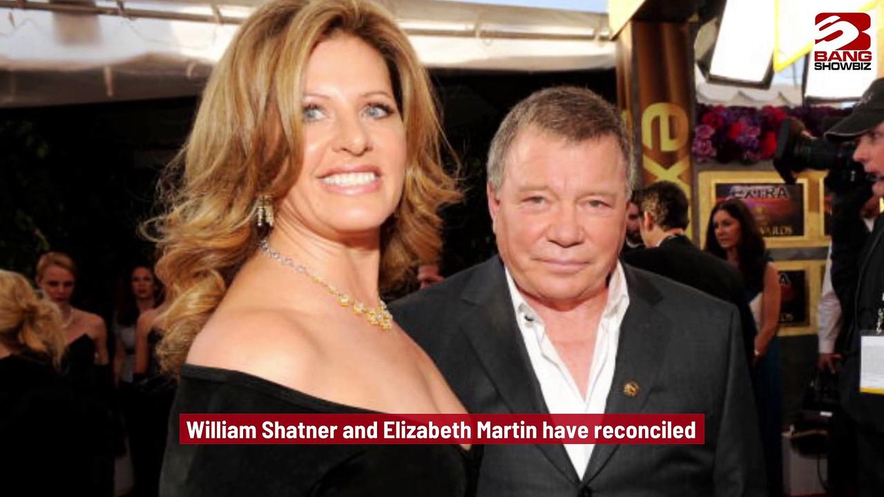 Elizabeth Martin and William Shatner reconcile - One News Page VIDEO