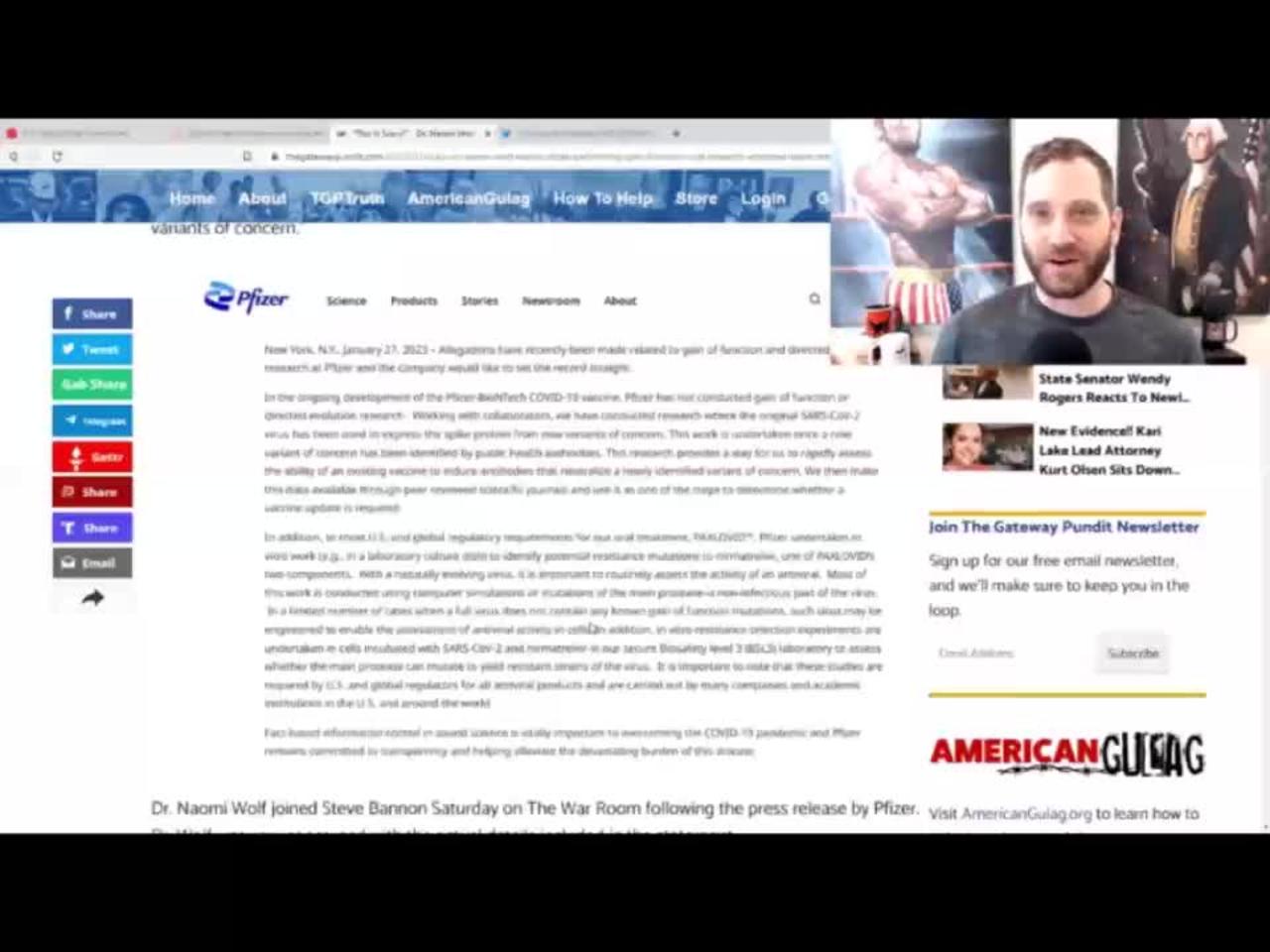 Banned on Youtube **Pfizer Admits They Mutate - One News Page VIDEO