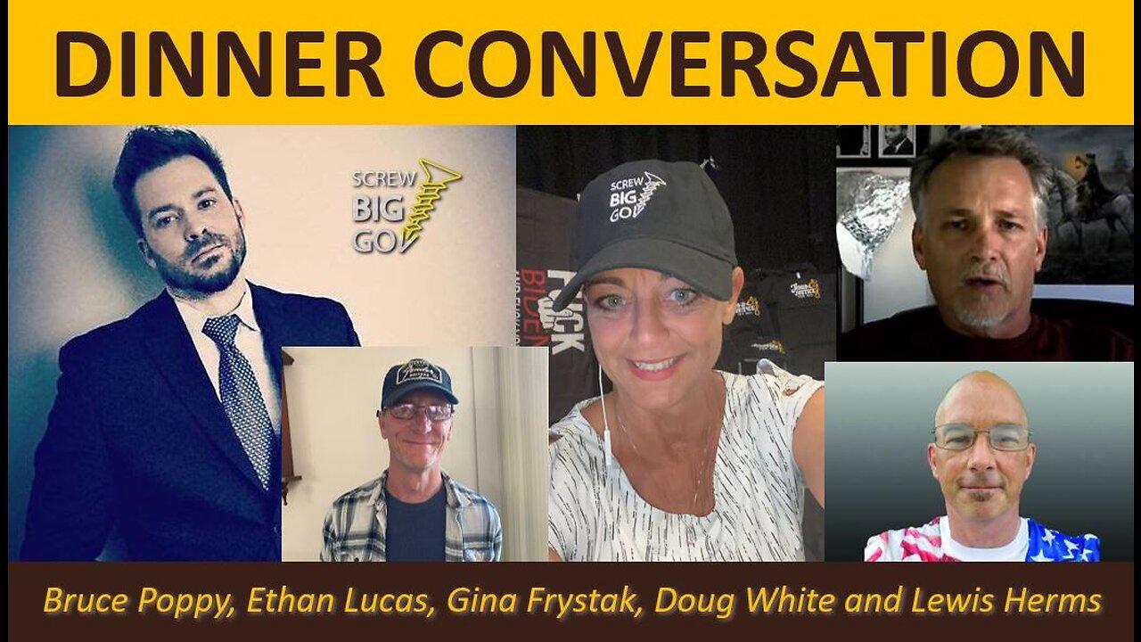 Dinner Conversation - Ethan Lucas, Bruce Poppy, - One News Page VIDEO