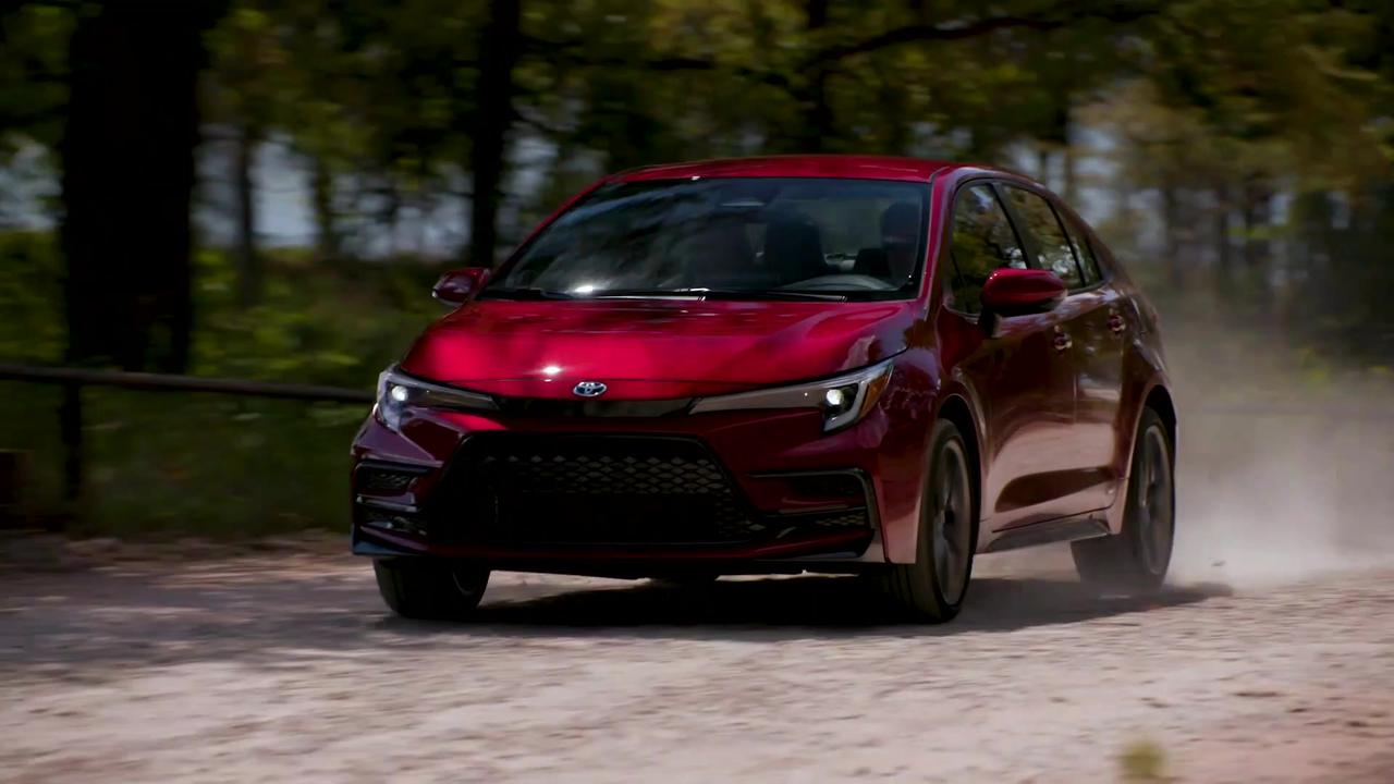 2023 Toyota Corolla SE Hybrid in Ruby Flare - One News Page VIDEO