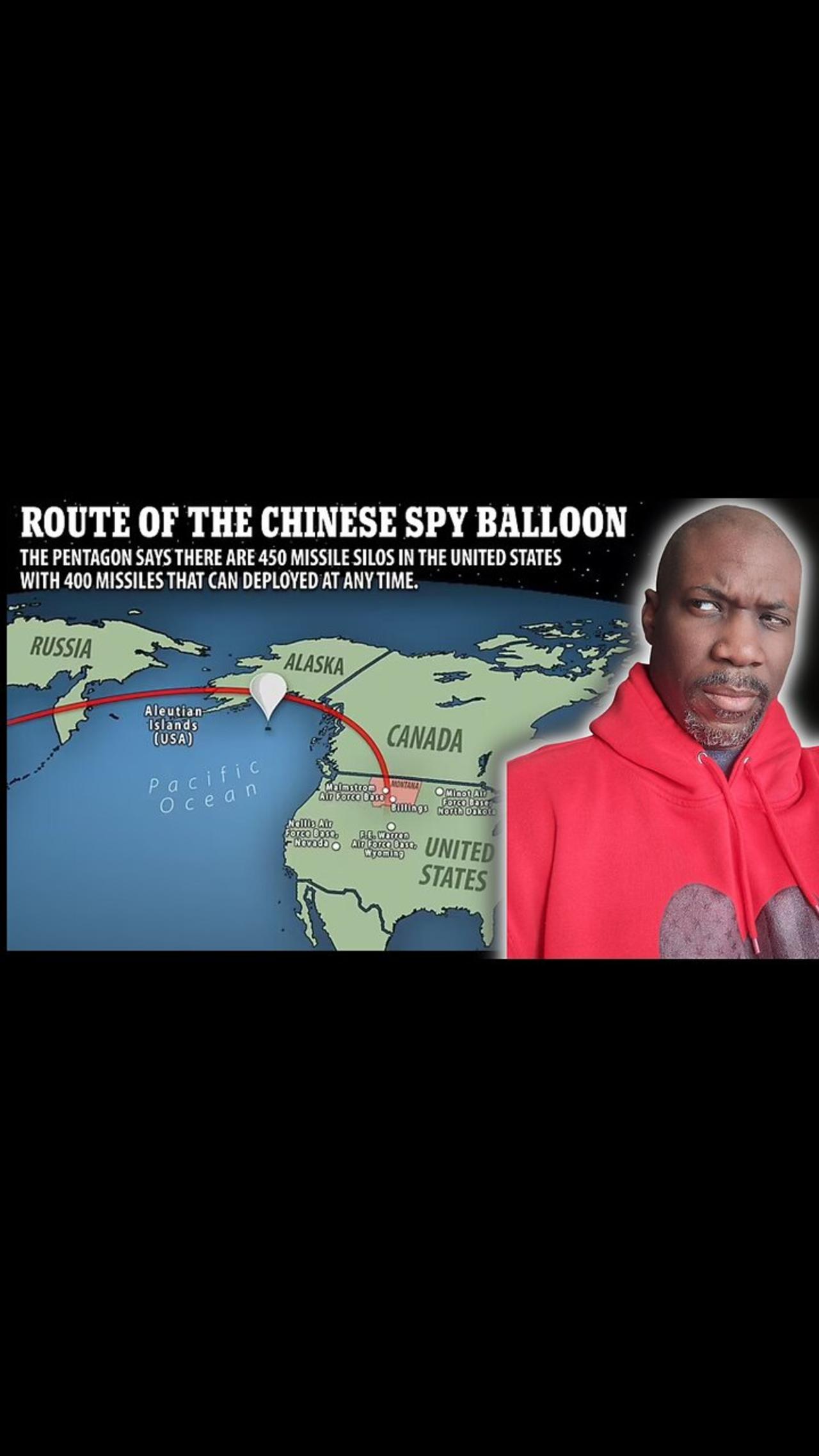 Chinese spy balloon flying over U.S. right now, - One News Page VIDEO