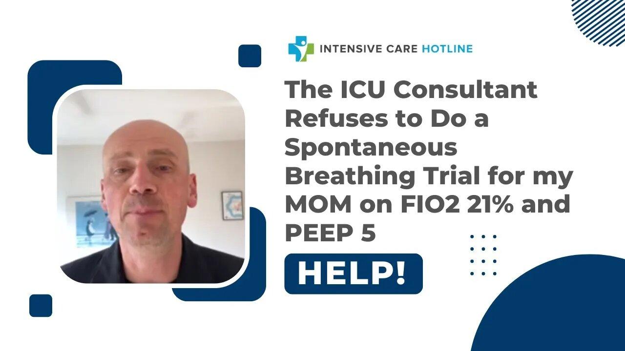 The ICU Consultant Refuses to do a Spontaneous - One News Page VIDEO