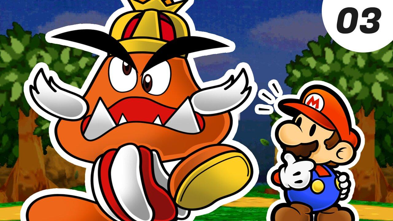 Paper Mario Ep.[03] - Rei Goomba e cidade Toad! - One News Page VIDEO